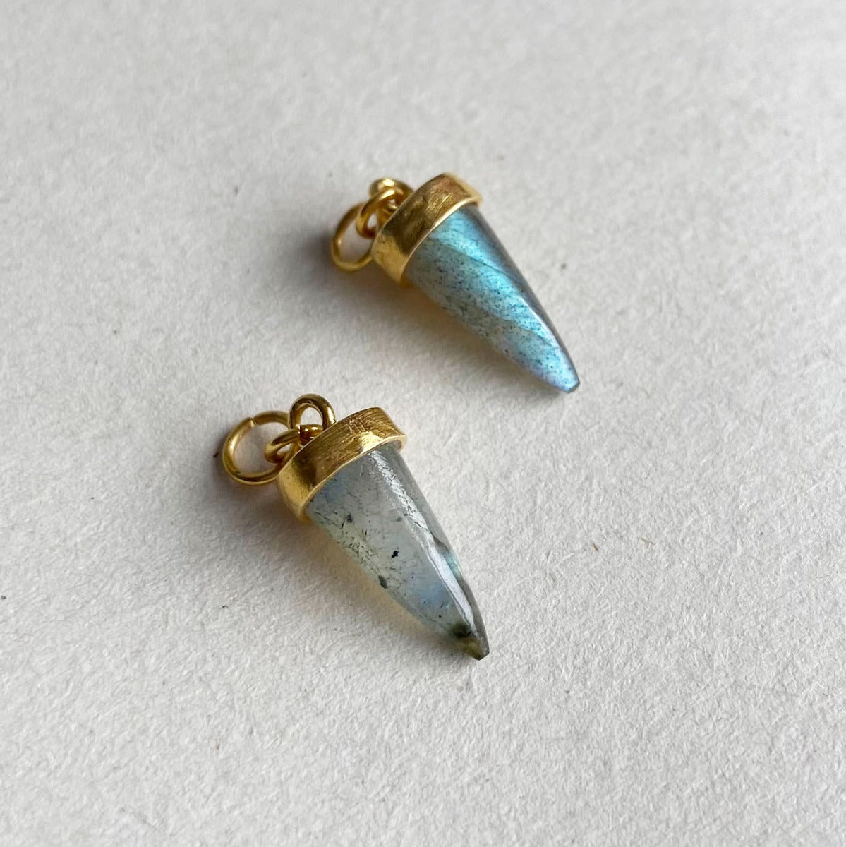 Zeppelin Labradorite Charms | Charms for Hoop Earrings |ASHIANA LONDON ...